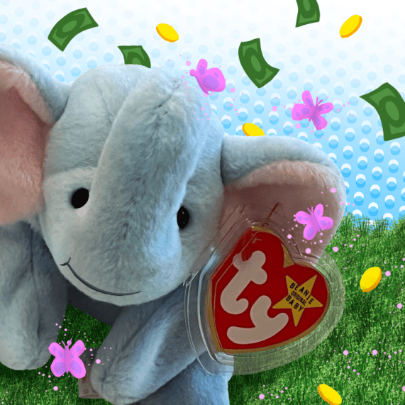 The Beanie Responsible for the Madness: Peanut the Elephant's Value in 2024